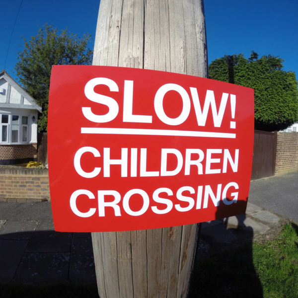SLOW! CHILDREN CROSSING, Sign - Ruislip Signs and Graphics